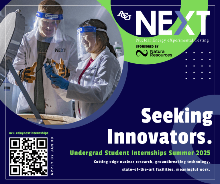 NEXT Lab Internships | Abilene Christian University